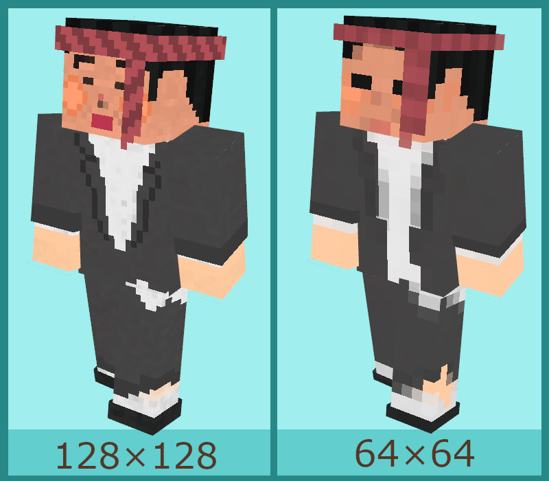 いらすとや風マイクラスキン 酔っ払いサラリーマン - ユエリカ